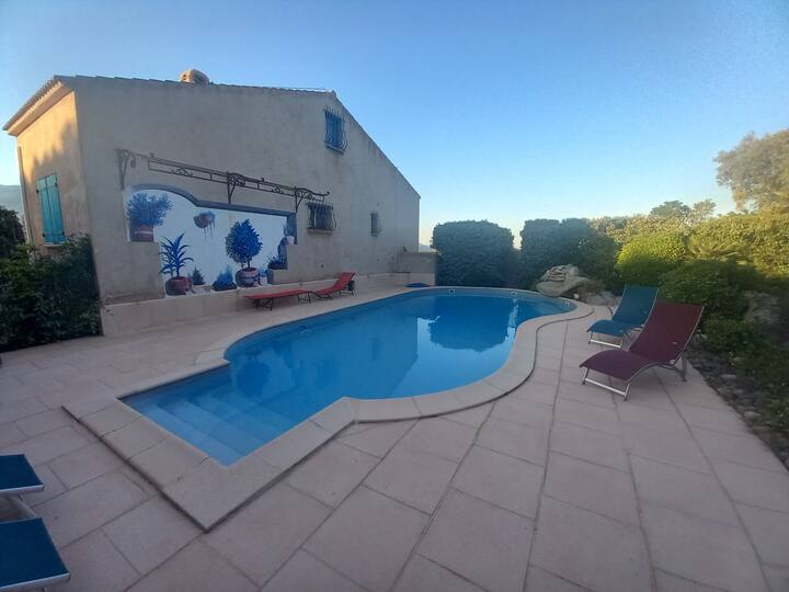 Mini-villa Studio Cosy 2 Pers 21 M² Piscine Clim - Corse