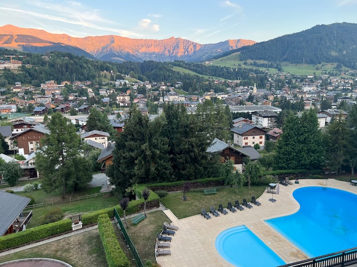 Appartement-piscines Chauffées -Au Pied Des Pistes - Megève