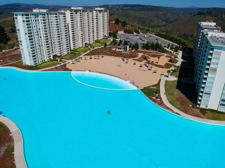 Hermoso Departamento Con Bella Vista A Laguna - Algarrobo