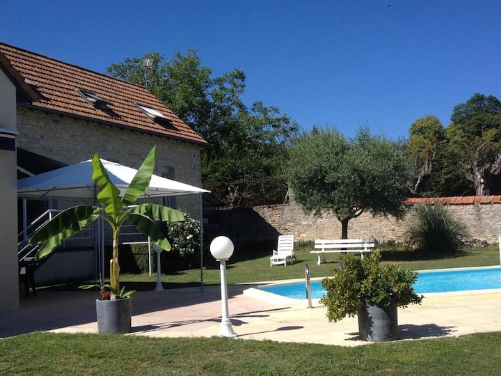 Chez Kate, « Petit Nid » Cosy Climatisé Et Piscine - Dracy-le-Fort