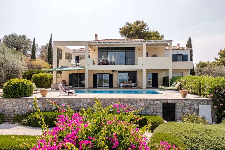 Villa By The Sea: Breathtaking View Of Islands. - Griechenland
