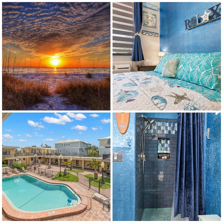 Florida Island Beauty@thebeach@heated Pool - Madeira Beach, FL