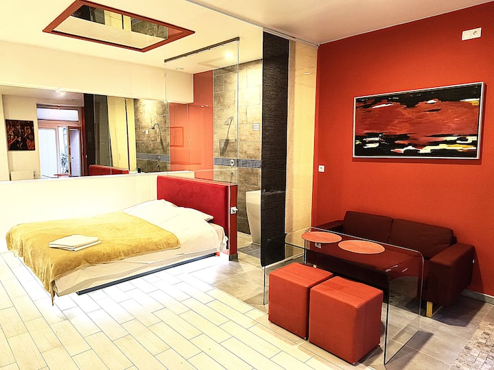 Apartament Mirror Red/brzozowa/kazimierz - Kraków