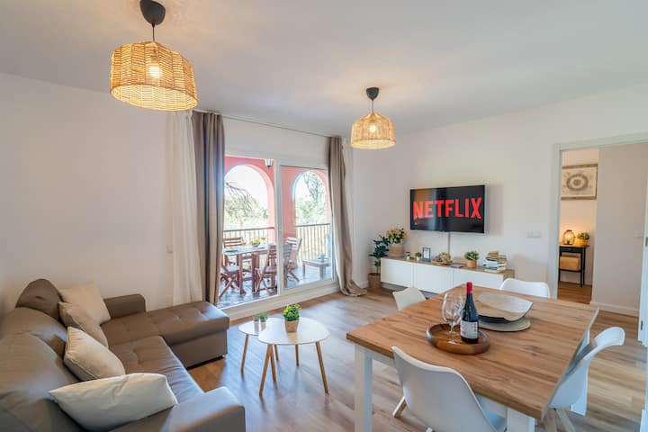 Golf View, 2br/2ba, Pools+gym, Sleeps 6 - Benalmádena