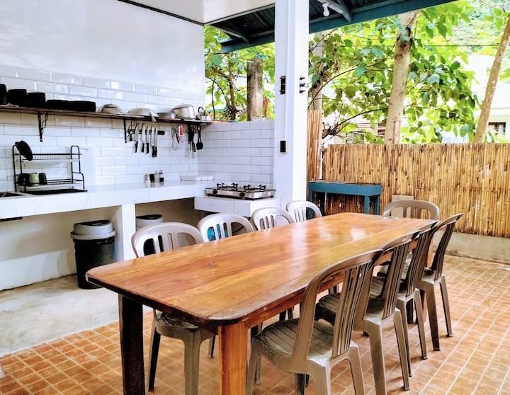 Full House #2- Bungalow W. Kitchen In El Nido Town - El Nido
