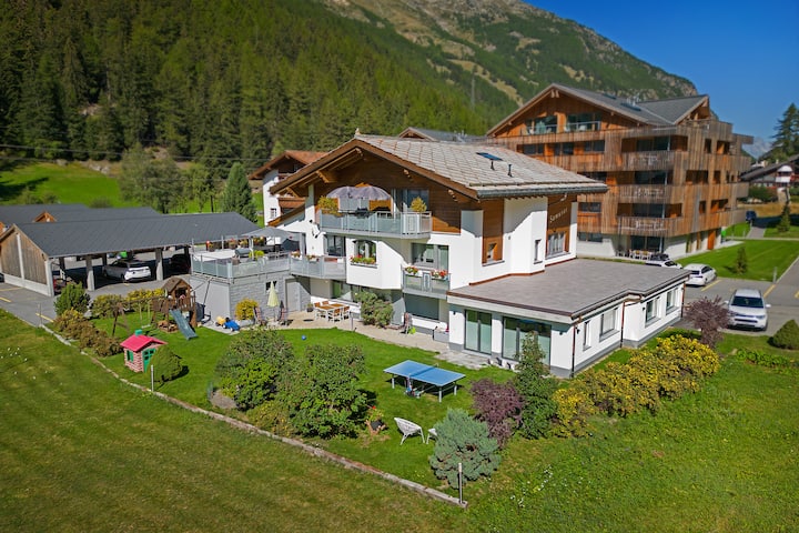 2 1/2 Zi. Ferienwohung Ideal Für Familien - Saas-Grund