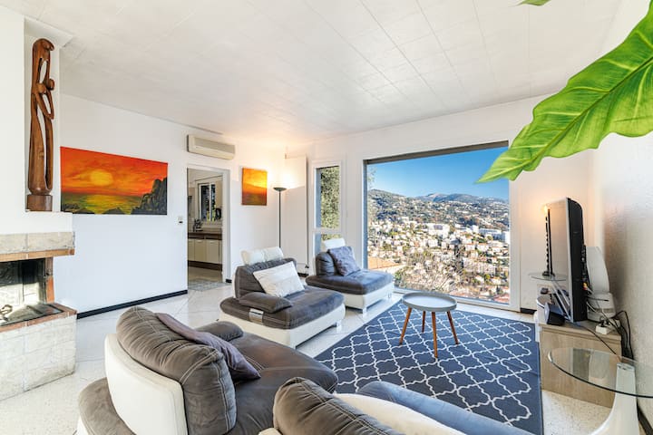 Villa Timana Spectacular View, Garden,free Parking - Nice