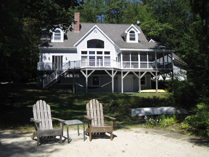 Lakefront Home With Private Beach! - Bradford, NH