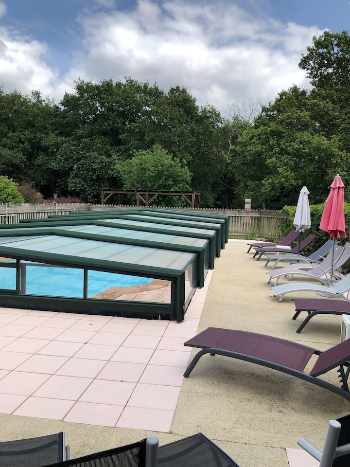 Gite 5/6 Personnes Piscine Couverte Et Chauffée - Pontivy