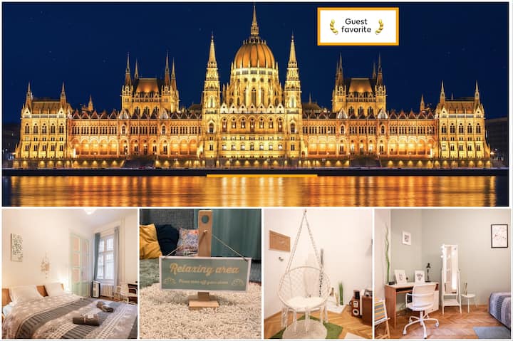 Homelike Apt Next To Parliament & Danube Riverside - Budapeszt