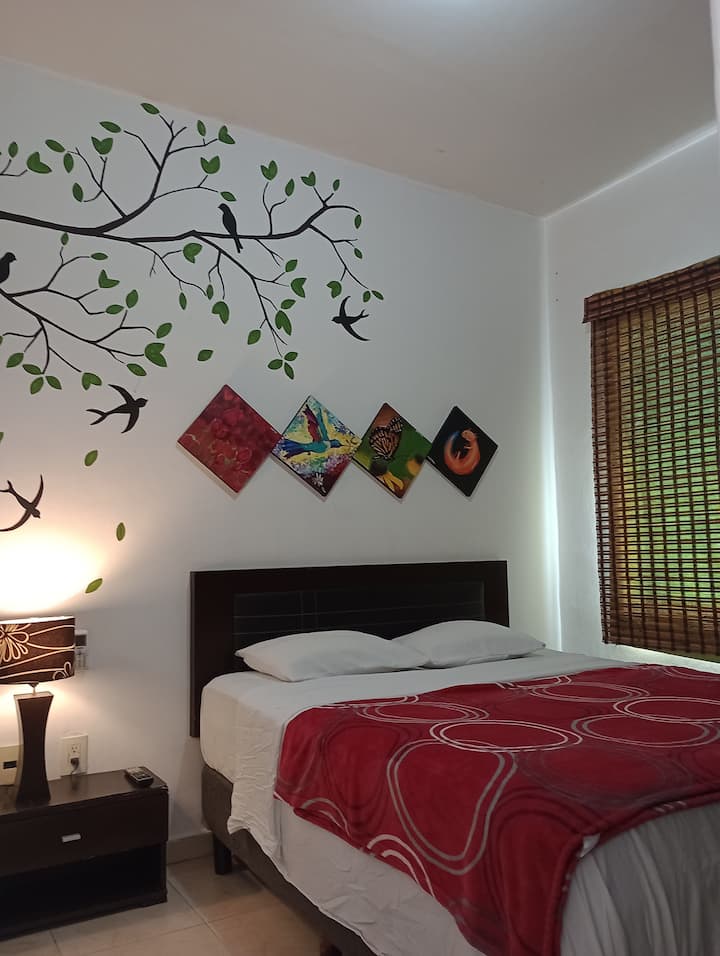 Hab. En Depto. "El Rincón Del Viajero"con Alberca. - Playa del Carmen