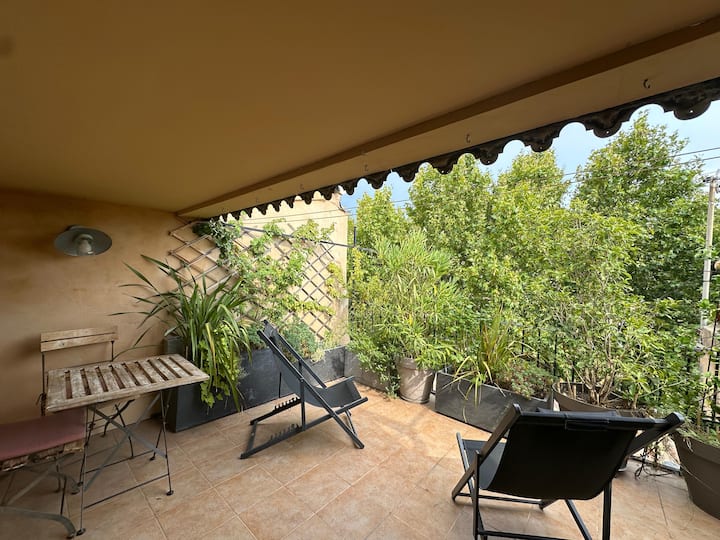 Le Sainte-victoire : Studio Terrasse Centre Ville - Aix-en-Provence