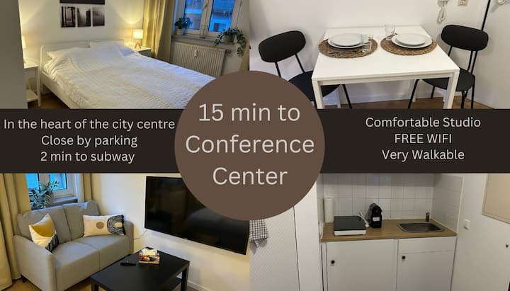 Cosy Studio · Old Town · Weißer Turm 2 Min - Nuremberg