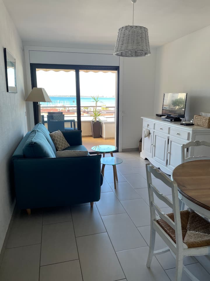 ( D1 ) Appt T3 Terrasse Vue Mer - Roses