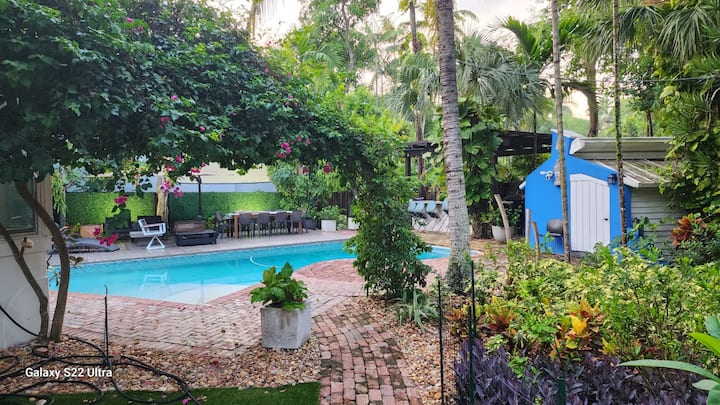 Quiet Bungalow  Cononut Grove  Ac & Pool - Miami, FL