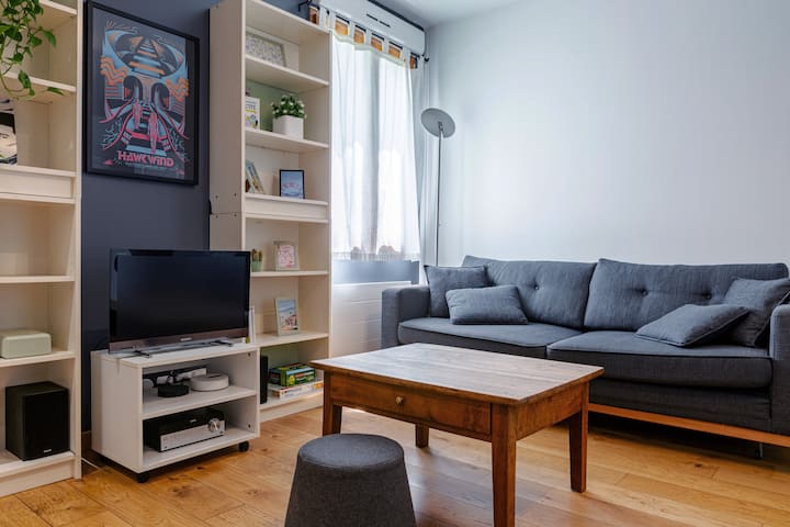 Grand Et Calme 2 Pièces, A/home Cinema (45m2) - Paris