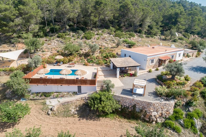 Casa De Campo Con Piscina, Jardín Y Vista Al Campo - Santa Eulalia del Río