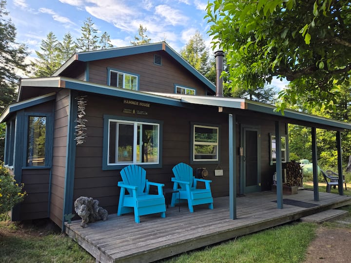 Coastal Home In The Redwoods (Our 'Hammer House') - Van Damme State Park, Little River