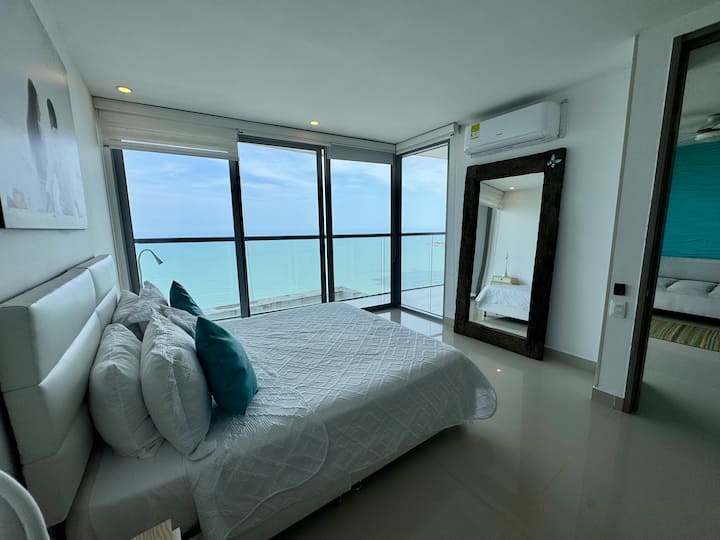 Beachfront Spectacular Apt 38th Floor-bocagrande - Cartagena