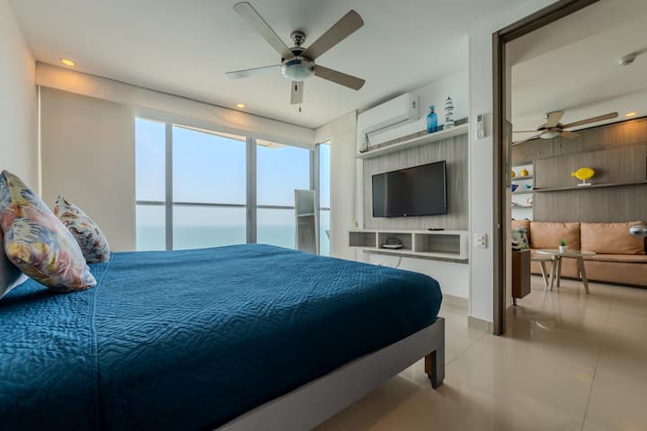 2703 Morros City Spectacular Apt In Bocagrande - Cartagena