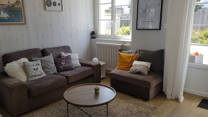 Maison Vue Mer, Jardin Clos, Plages Et Commerces - Roscoff