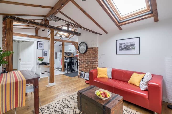 Loft In 100-year-old House In Historic Area Of Downtown - 索非亞