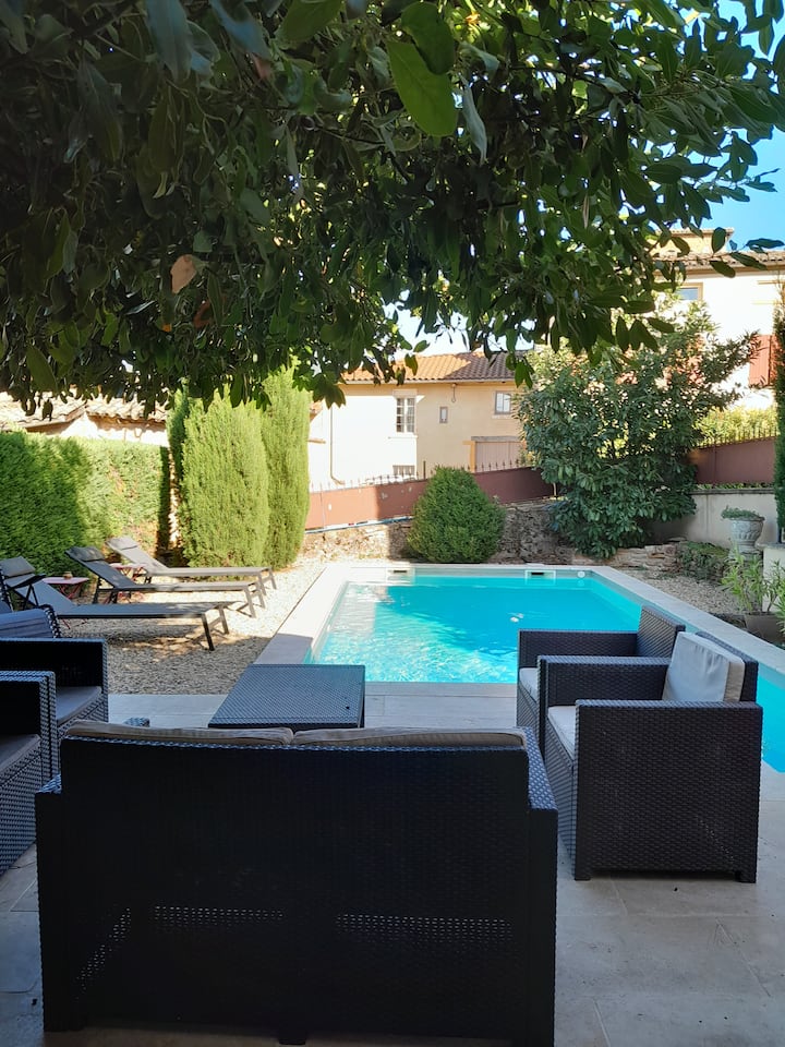 Charmante Maison Avec Piscine - 30 Min De Lyon - Villefranche-sur-Saône