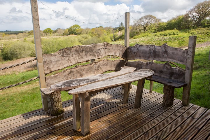Reset At Oak Tree Dome With Field Sauna - Cardigan