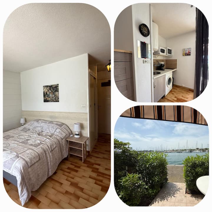 Appt Rdc Parking Terrasse Splendide Vue Port - Agde