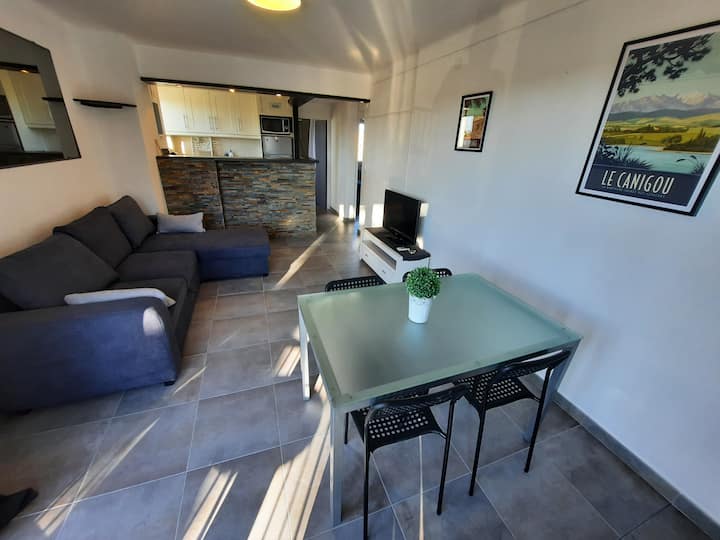 T3, 6 Pers, 200 M De La Plage, Clim, Wifi, Parking - Canet-en-Roussillon