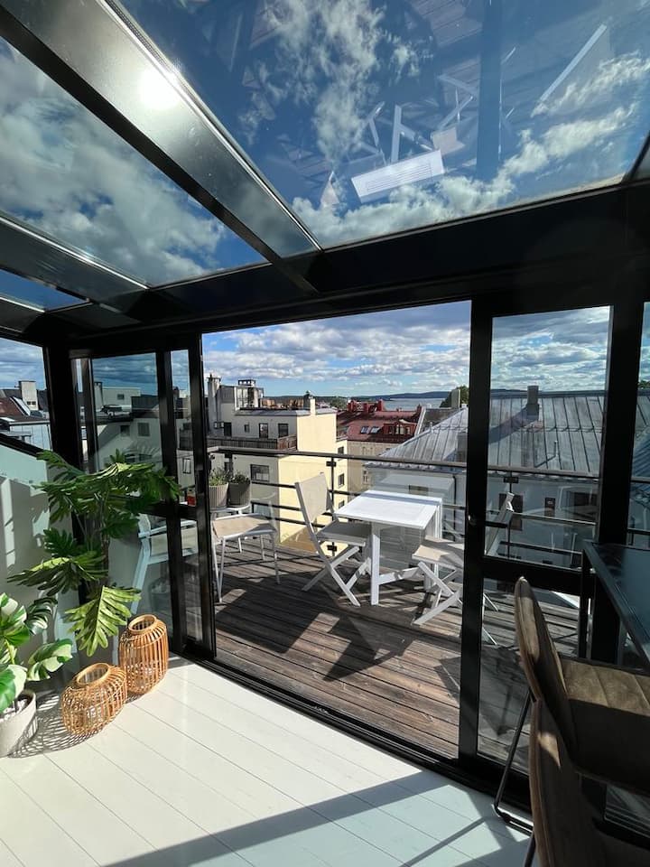 Takterrasse Og Utsikt I Luksuriøse Omgivelser - Oslo