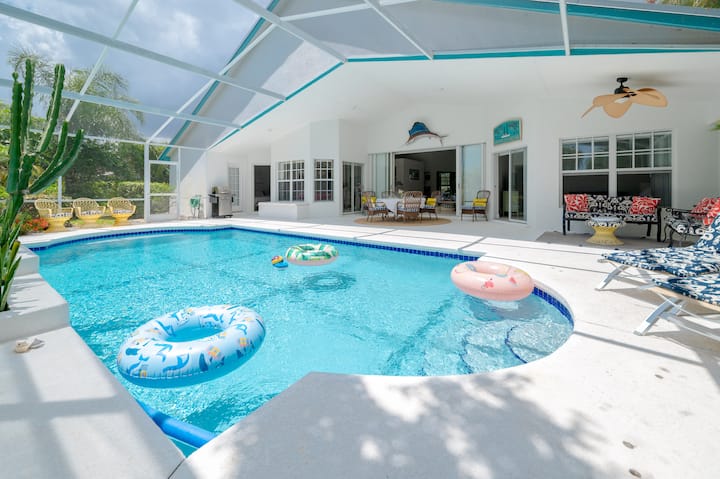 Amazing House &  Pool- 4 Bed, 3 Bath- Near Beach - Port St. Lucie, FL