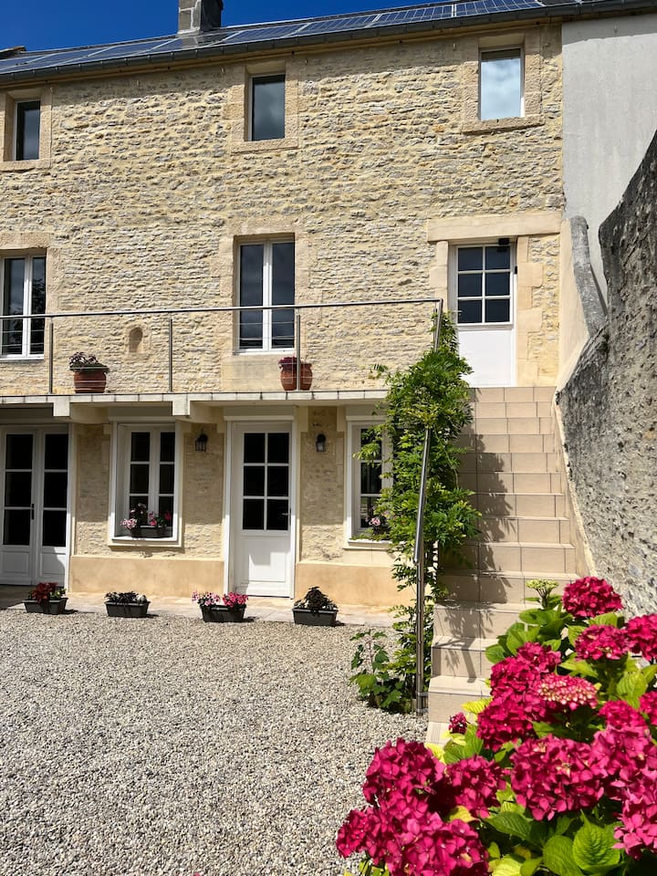 Bel Appartement Village Bord De Mer - Gîte Roxane - Plage de Courseulles sur Mer