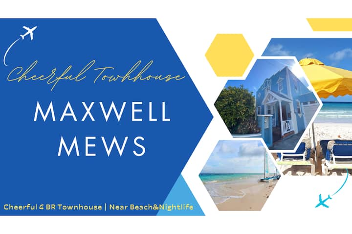 Cheerful 4 Br Townhouse | Near Beach&nightlife - Bridgetown, Barbados