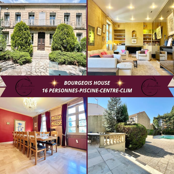 Bourgeois House - 16 Personnes | Piscine | Central - Salon-de-Provence