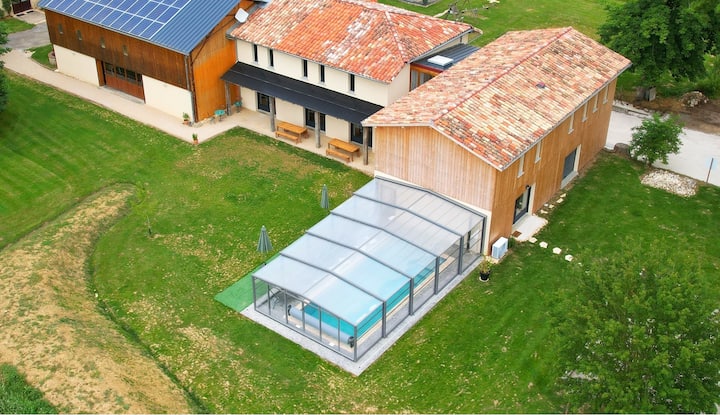 Les Granges D'en Naoua, 26 Pl, 9 Chambres Piscine - Beaumont-de-Lomagne