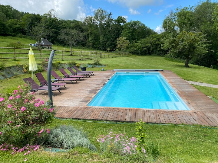 Le Pressoir,gite 6pers Piscine Proche Des Plages - Ancien Tribunal ISMH