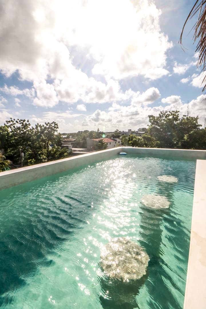 Emilia #6 In The Heart Of Downtown With Pool - Tulum