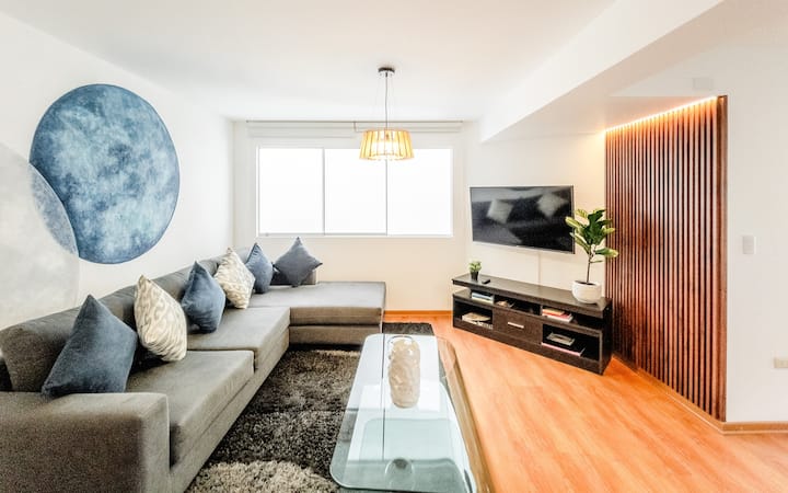 Beautiful One-bedroom Apartment In Miraflores - Lima