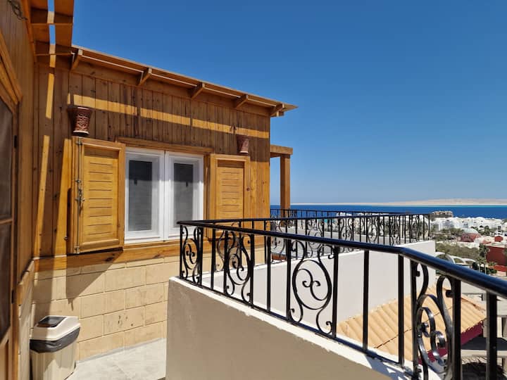Own Roof Sea View Pool Smarttv Netflix German Tv - Hurghada