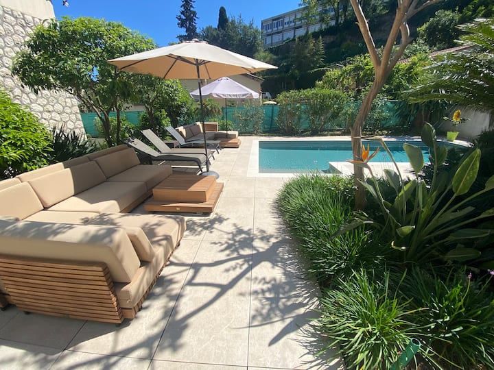Spacieux 70m², Piscine, Jardin, à Côté De La Mer - 尼斯