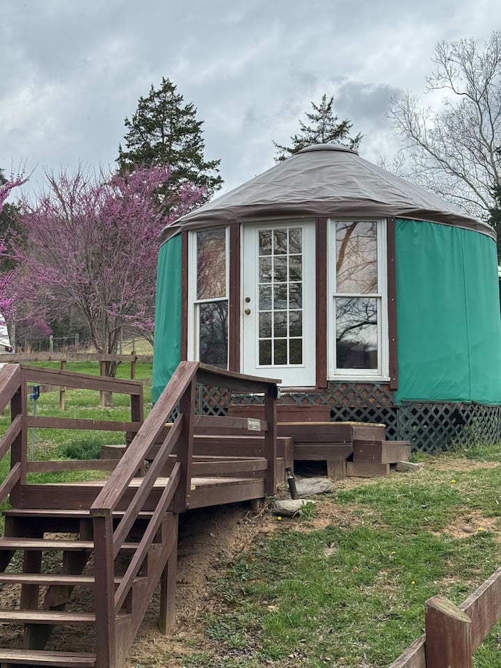 Hummingbird Yurt @ #1 Rock Tavern River Kamp - Luray, VA
