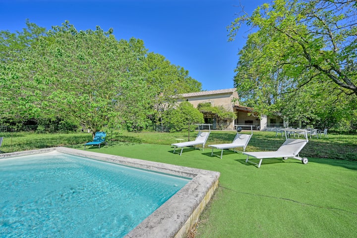 Provencal House With Swimming Pool And Large Fenced Garden - L'Isle-sur-la-Sorgue
