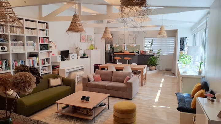 Loft Design Calme Et Lumineux Avec Parking - Paris