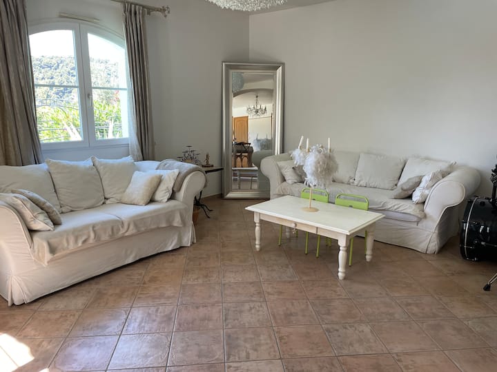 Cadre Idyllique Bastide Familiale Vue Saint Paul - Cagnes-sur-Mer