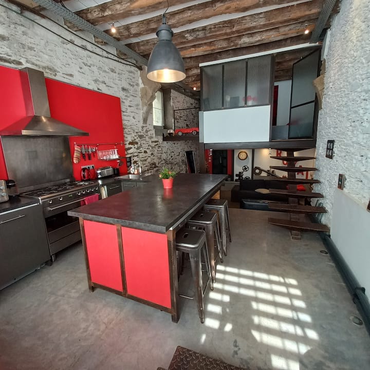 Loft Avec Piscine Privée, Centre-ville Nantes - Nantes