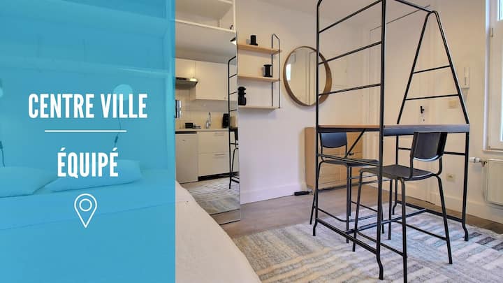 Beau Studio Cosy En Plein Centre | Cl2 - Saint-Nicolas, Belgique