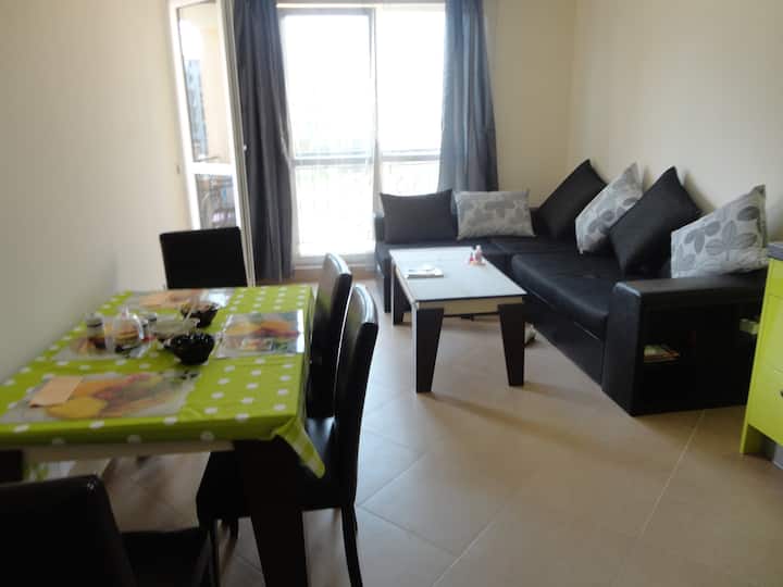 Cosy 2-rooms Apt.7min ->Cacao Beach,jacuzzi,sauna - Aheloy