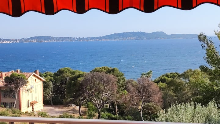 Vue Mer, Plage à Pied, Clim, Vrai Lit 150, Parking - Plage de la Capte