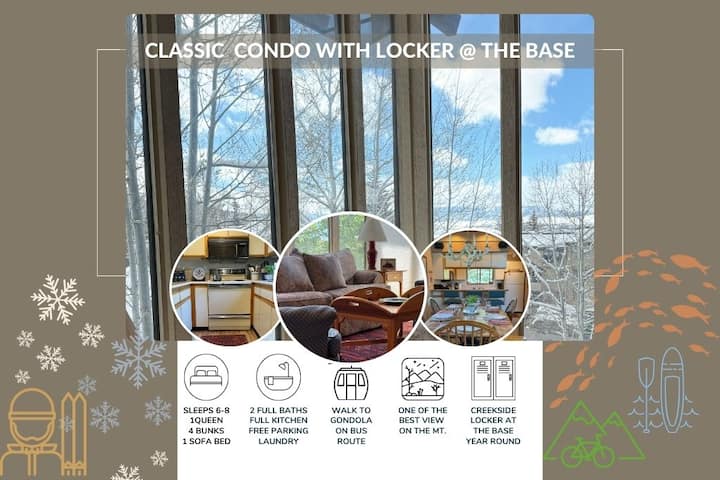 Classic Condo | Walk To Resort | Locker @ Gondola - Steamboat Springs